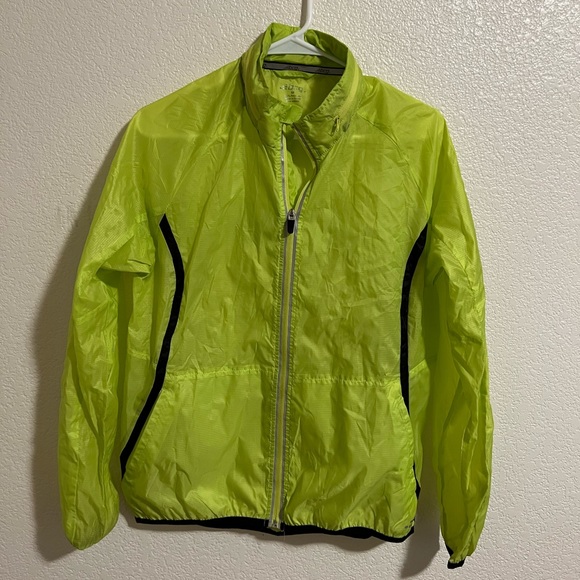 bcg | Jackets & Coats | Reflective Yellow Windbreaker Jacket | Poshmark
